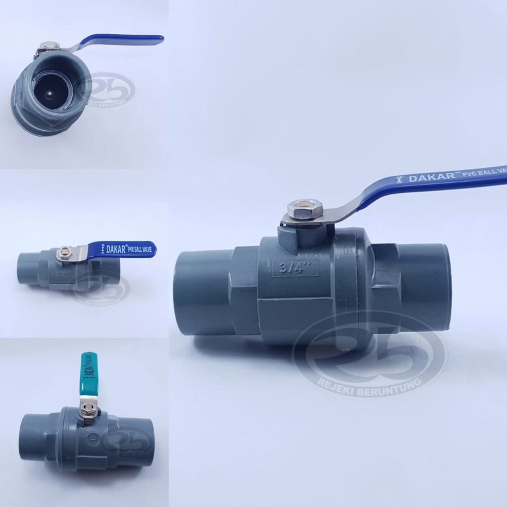 Jual ball valve, Ballvalve PVC 1"/ Ball Valve Stop Kran Plastik gagang besi | Shopee Indonesia
