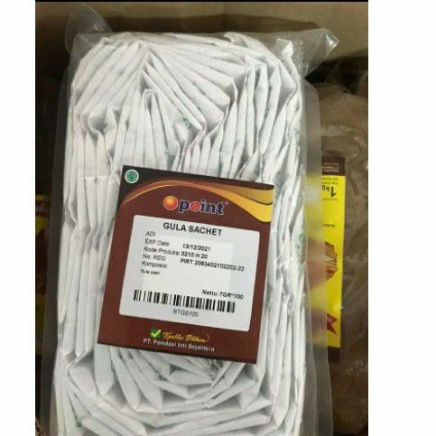 Jual SUGAR GULA SACHET POINT 7GR X 100 SACHET | Shopee Indonesia