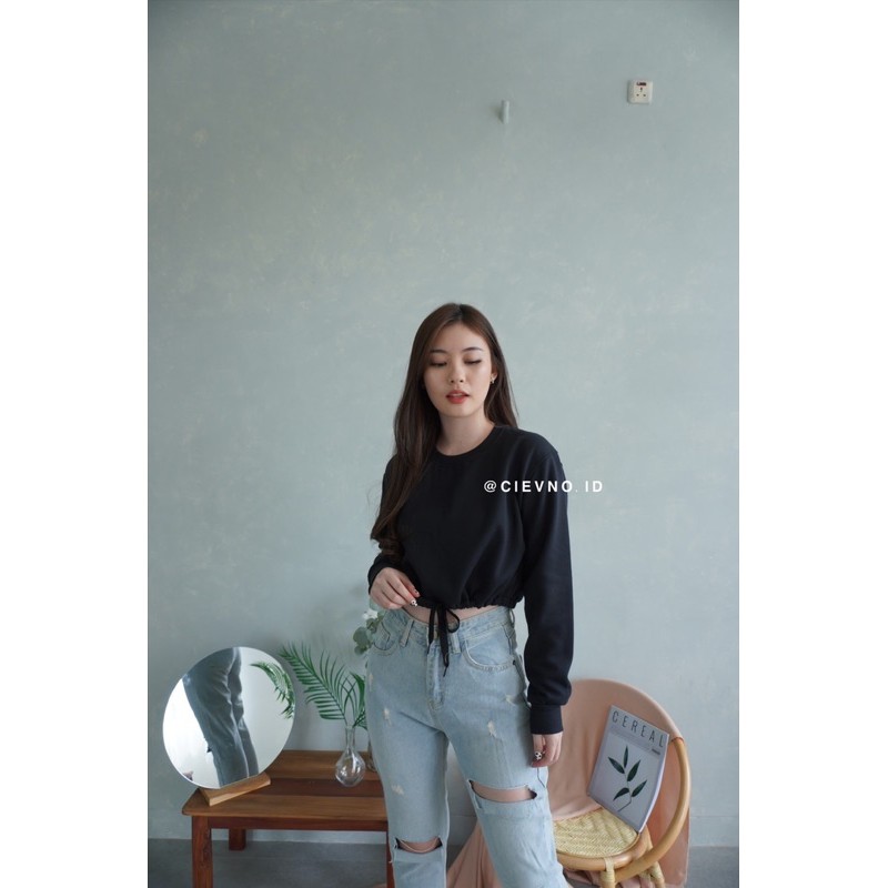 Jual BASIC CROP SERUT ALL SIZE & BIG SIZE XL | Shopee Indonesia
