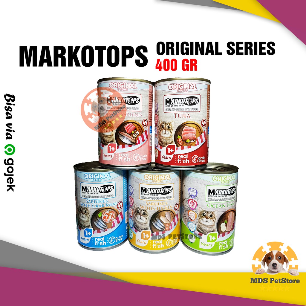 Jual Markotops Kaleng 400 Gr | makanan markotop kucing 400gr | Shopee ...