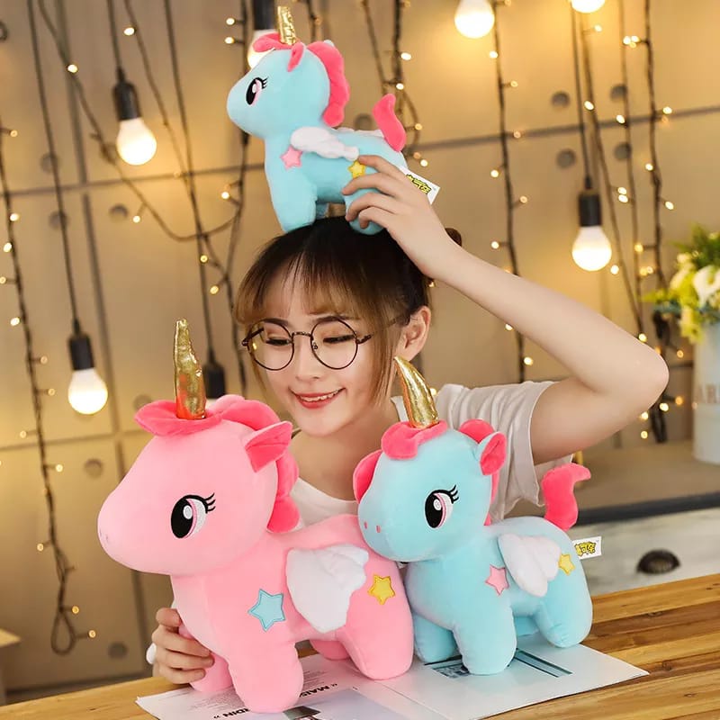 Jual Boneka Kuda Poni Little Pony Unicorn Ukuran L Panjang 30cm High ...