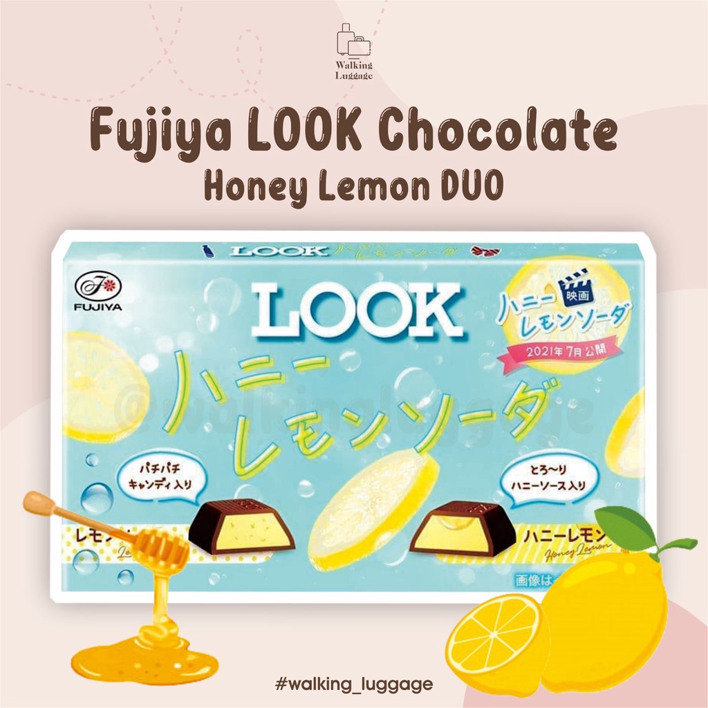 Jual Fujiya LOOK Chocolate - Honey Lemon Duo | Chocolate Made in Japan ...