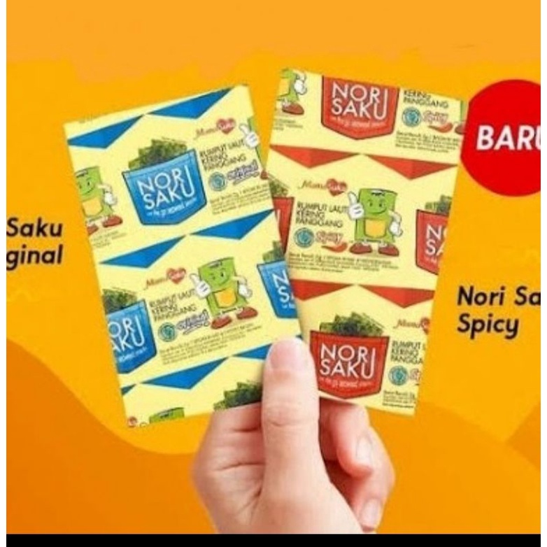 Jual Kecil Bisa Masuk Saku Tapi Rasa Gak Main Main: NORI SAKU 10 Sachet ...