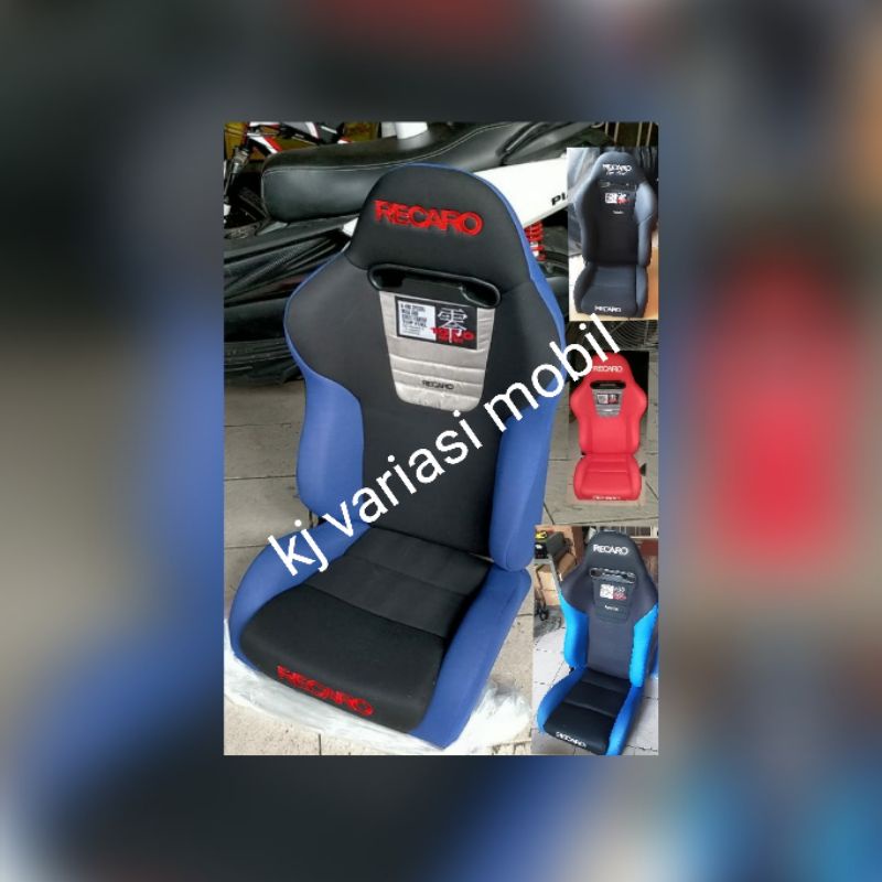 Jual jok racing universal recaro kain+real | Shopee Indonesia