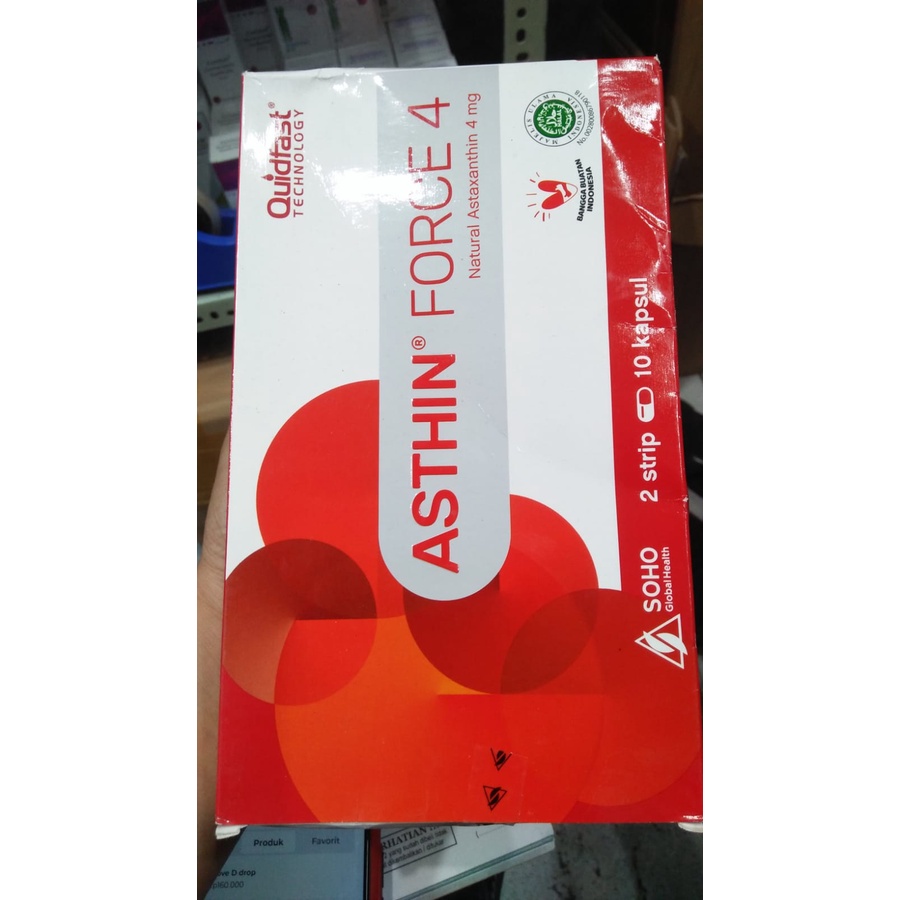 Jual Asthin force 4 box ( 1 box isi 2 strip @ 10 tablet ) | Shopee ...