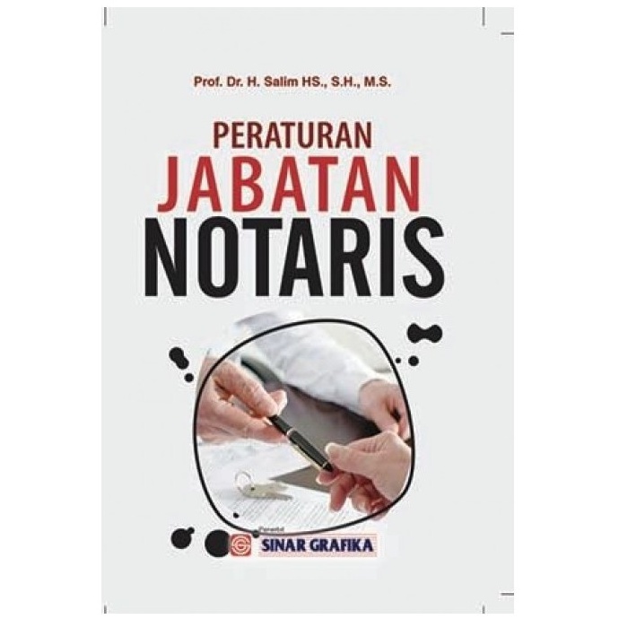 Jual Peraturan Jabatan Notaris - Salim HS - BA | Shopee Indonesia