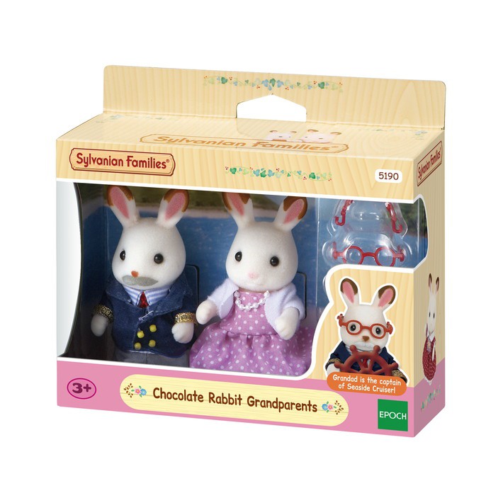 Jual Mainan Koleksi Sylvanian Families Chocolate Rabbit Grandparents ...