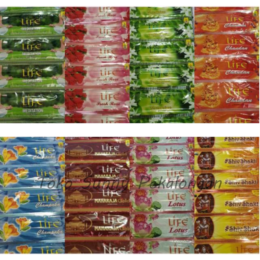Jual Dupa India Darshan Life Incense Stick 35 batang Renteng | Shopee ...