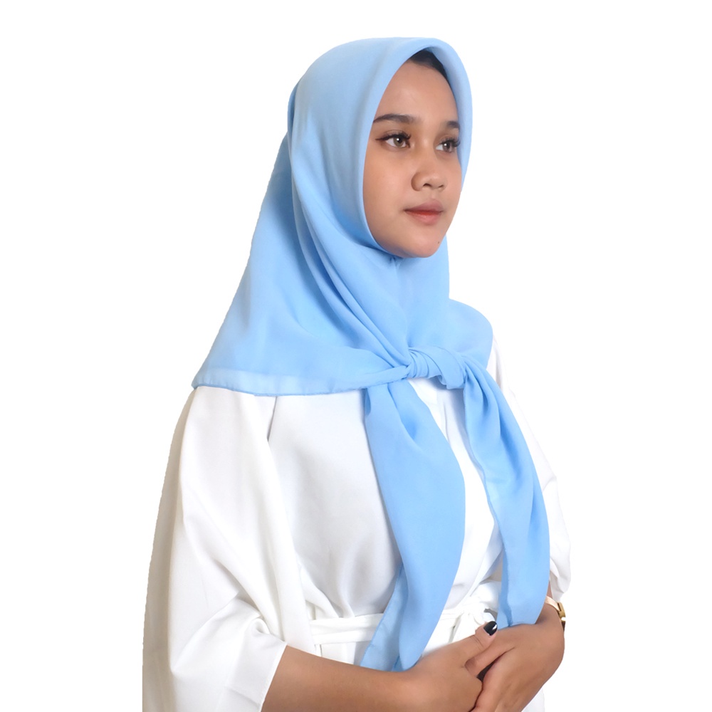 Jual Fashion Official - Kerudung Segi Empat Bella Square Jilbab Segiempat Paris Polos Premium ...