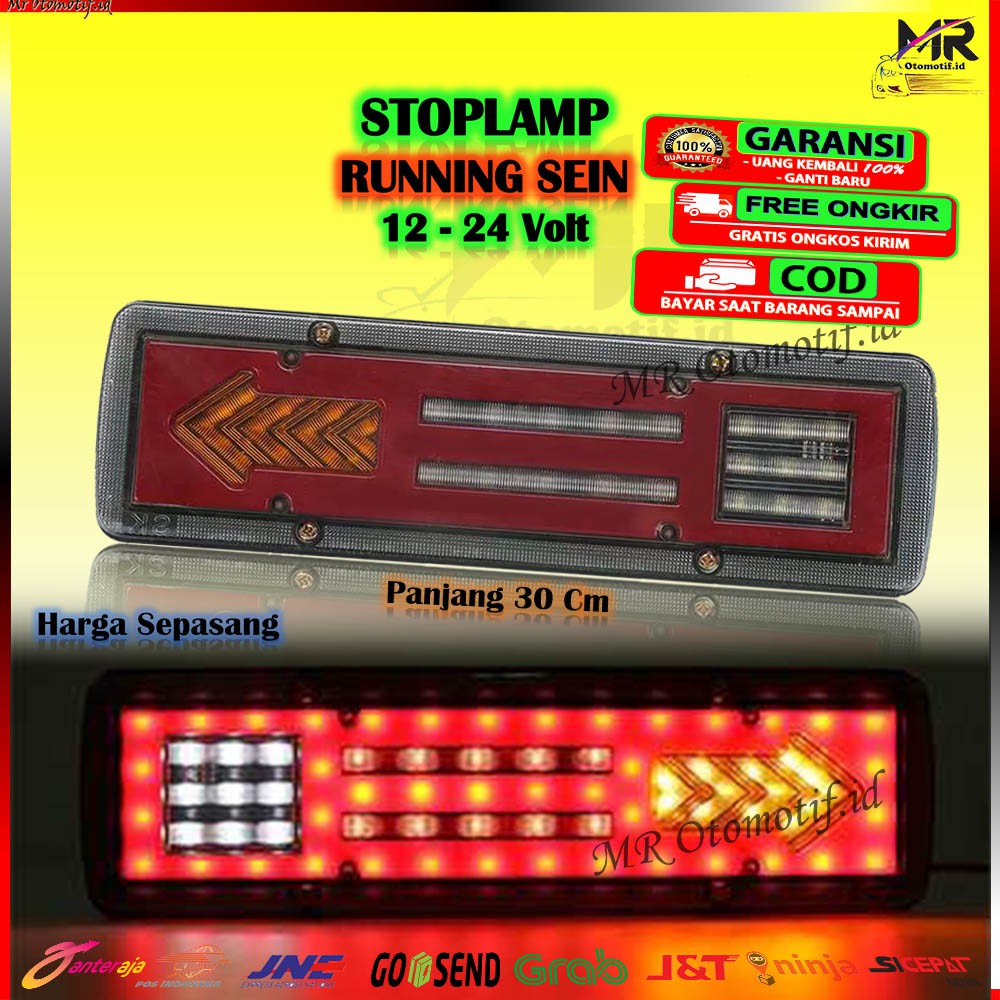 Jual Lampu Stoplamp Stop Lamp Rem Belakang Led Sein Running Mobil Pick ...