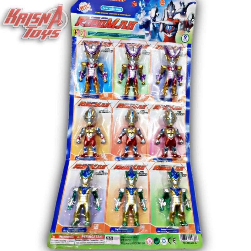 Jual MAINAN ANAK ULTRAMAN ORB/ULTRAMAN ZERO/SUPERHERO ULTRAMAN isi 9pcs ...
