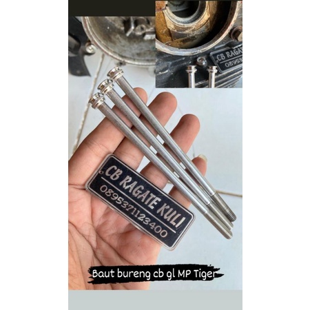Jual baut l bureng cb gl MP Tiger hand Made custom ( stainlist ...