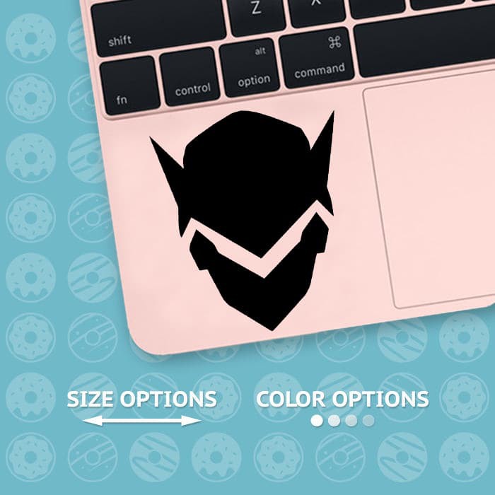 Jual Stiker Decal Laptop Sticker Video Game Overwatch Genji Spray DVA ...