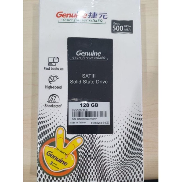 Jual SSD Genuine 128GB SATA 3 - SSD 128GB 2.5" | Shopee Indonesia