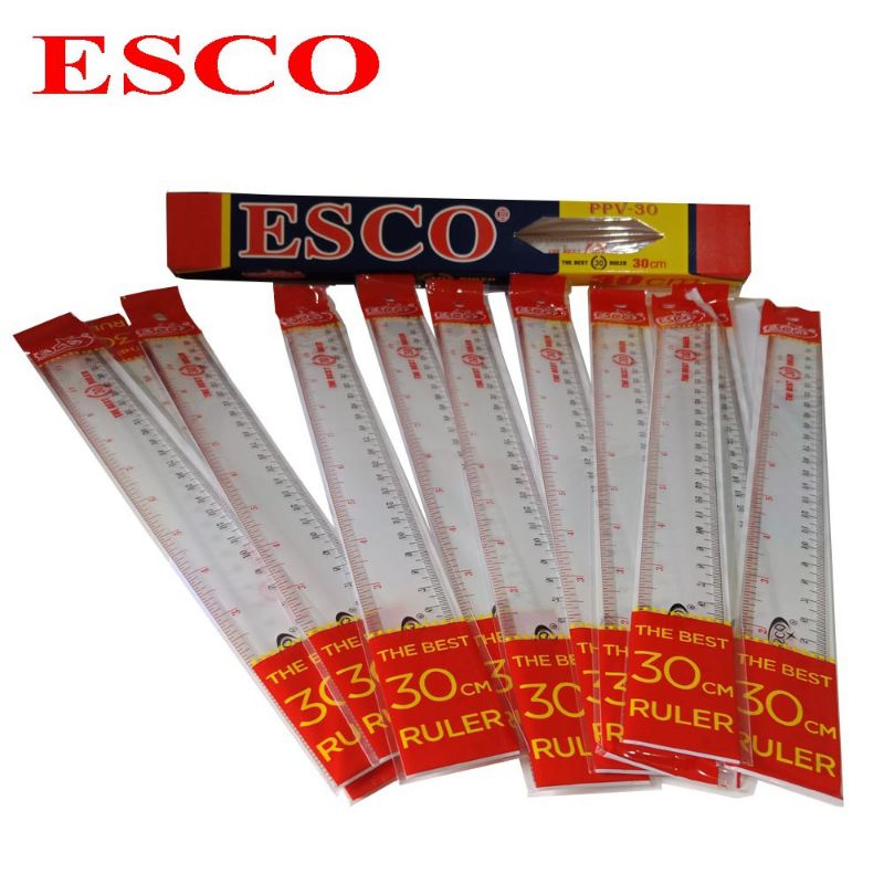 Jual Penggaris plastik 30 cm THE BEST RULER BESCO (12 pcs) | Shopee ...