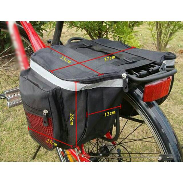 Jual Tas sepeda mtb tas sepeda gunung Tas pannier sepeda Muat 25-30 liter Universal Bisa semua ...