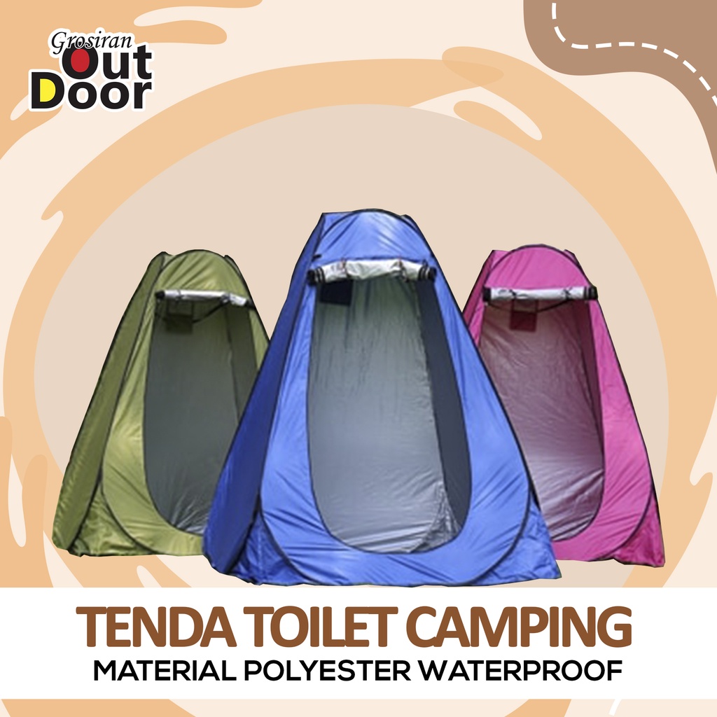 Jual tenda Toilet Portable Automatic Open | Shopee Indonesia