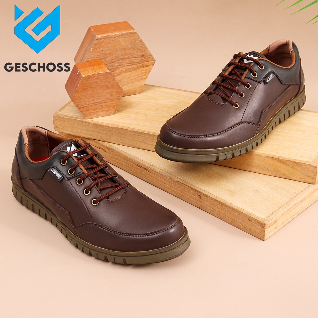 Jual GESCHOSS - Sepatu Kasual Pria Sneakers Sepatu Kerja Kantor Pesta ...