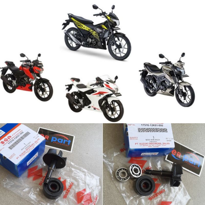 Jual sil seal water pump gsx 150 satria Fu injeksi injectio kipas pompa radiator | Shopee Indonesia