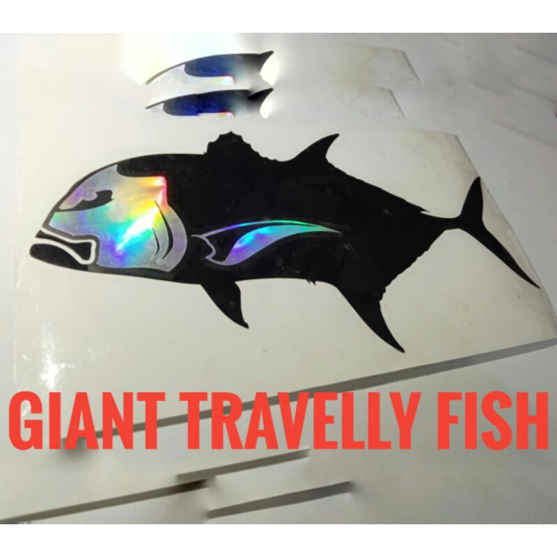 Jual Sticker Ikan Gt Giant Travelly Fish | Shopee Indonesia