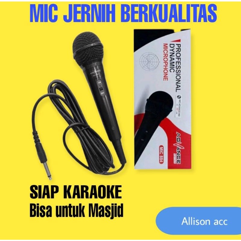 Jual MICROPHONE MIC ADVANCE MURAH MIC SPEAKER BLUETOOTH MIC KARAOKE ...