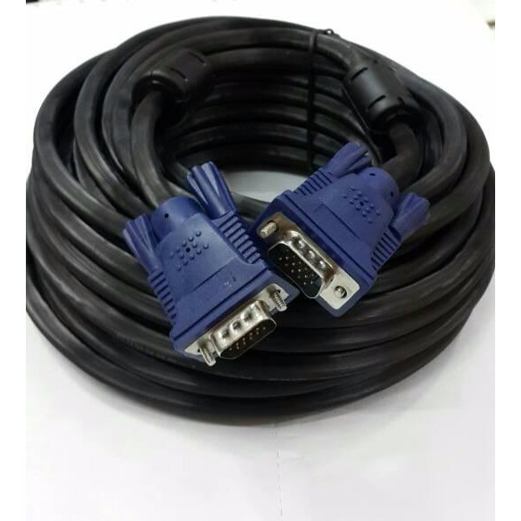 Jual MT22 Kabel VGA 20m RGB DB 15 male to male Terlaris | Shopee Indonesia