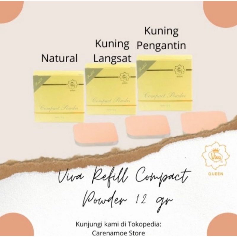 Jual Viva Queen Compact Powder Refill 12gr | Shopee Indonesia