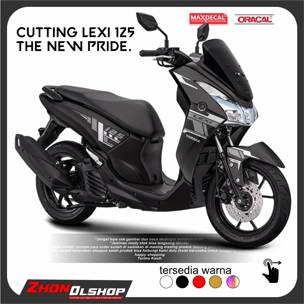 Jual STIKER LEXI CUTTING STRIPING VARIASI LEXI 125 2017 2020 STIKER ...