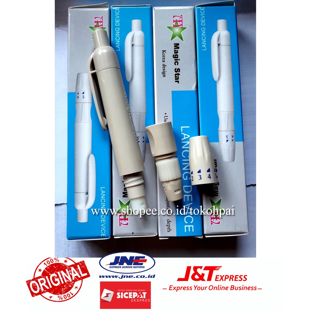 Jual LANCING DEVICE ALAT BEKAM PENA BEKAM / PEN LANCING DEVICE MAGIC ...