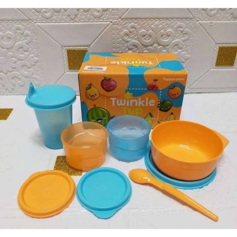 Jual Tupperware twinkle tup set with box | Shopee Indonesia