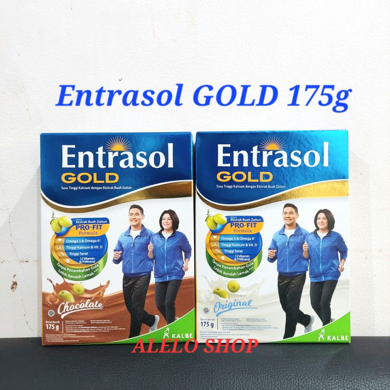 Jual Entrasol Gold original plain chocolate vanilla 175 g kalbe coklat ...