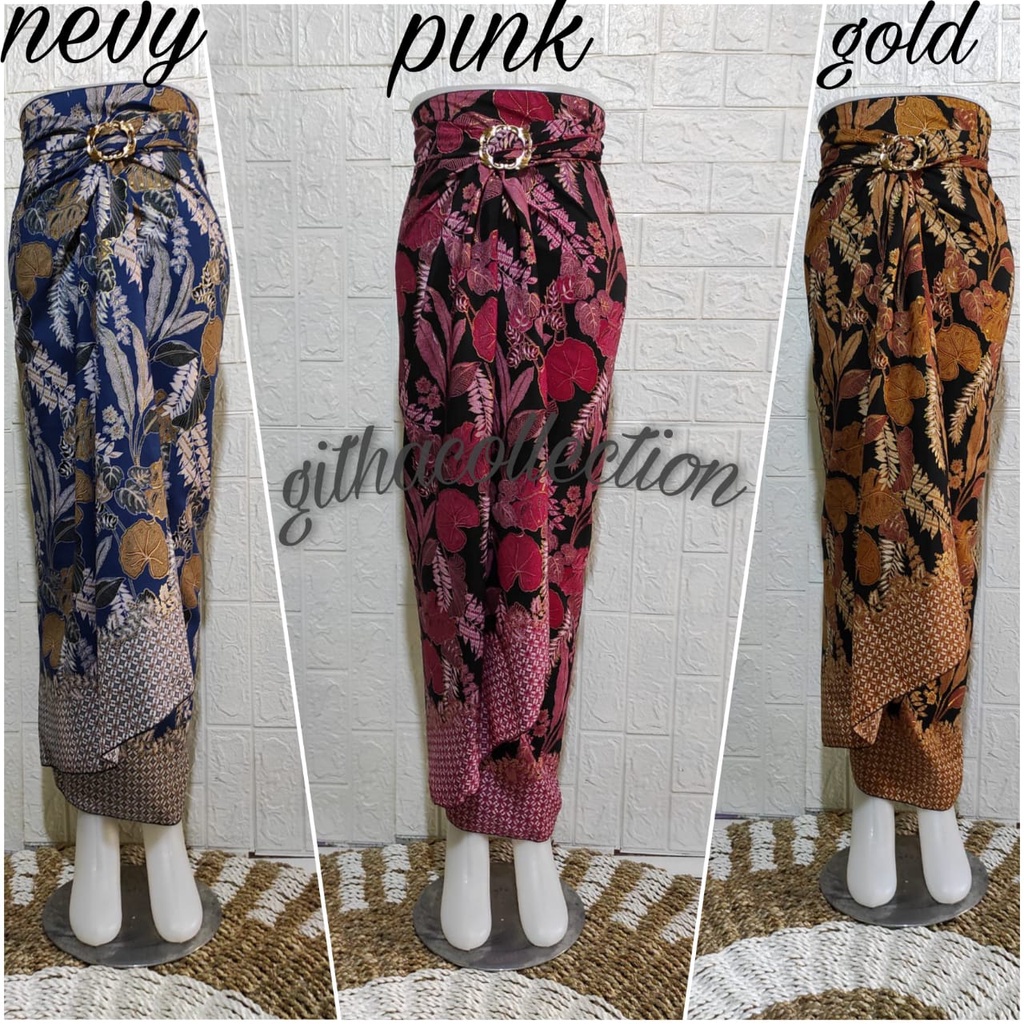 Jual rok lilit batik / rok lilit batik wanita modern / rok lilit batik ...