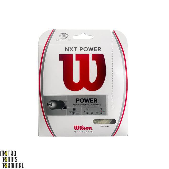 Jual Wilson NXT Power 16/17/18g ( Senar Raket Tenis ) | Shopee Indonesia