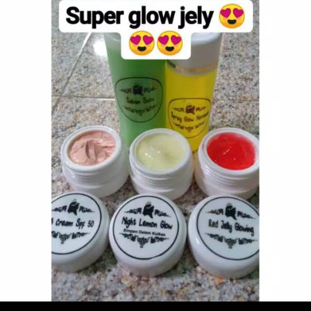 Jual Paket super glow + red jelly (sabun susu) | Shopee Indonesia