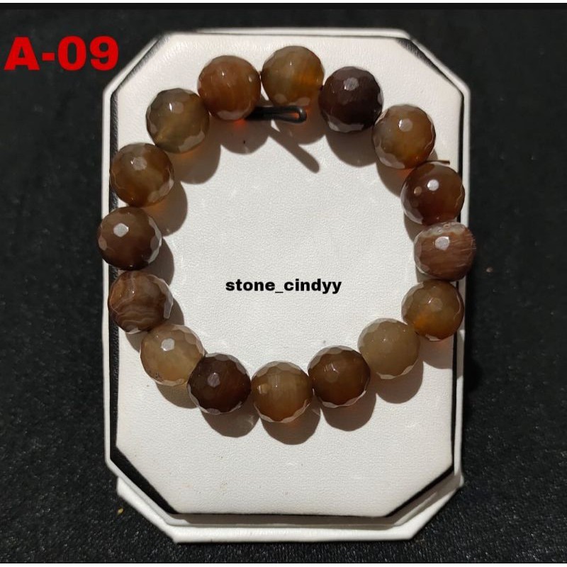 Jual Gelang Batu Alam Cutting 12MM | Shopee Indonesia