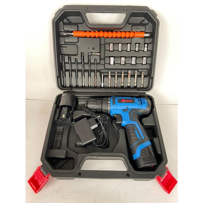 Jual Bor Cordless Edon LV3 1210 / Mesin Bor Baterai Edon 12V Cordless ...