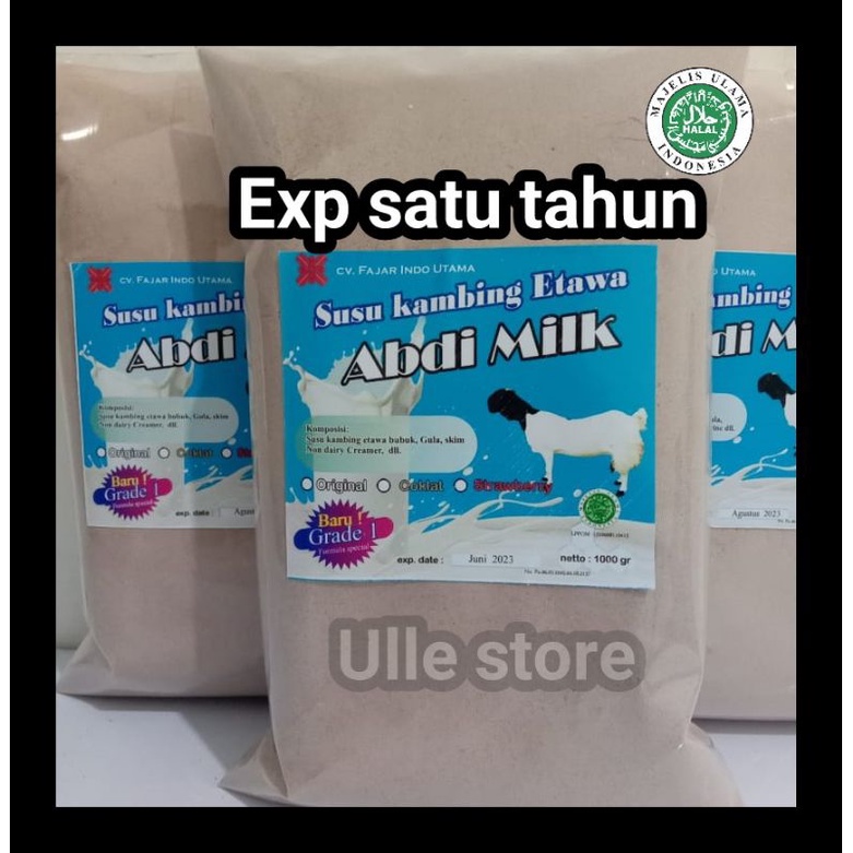 Jual Susu Kambing Ettawa Bubuk Curah Grade 1 - Rasa Coklat | Shopee ...