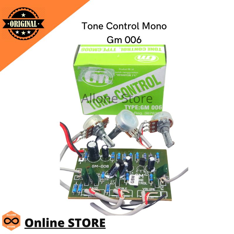 Jual KIT GM 006 TONE CONTROL MONO 3 POTENSIO | Shopee Indonesia