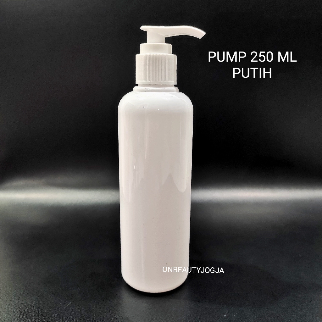 Jual BOTOL PUMP 250 ML PUTIH - TUTUP PUMP PUTIH | Shopee Indonesia