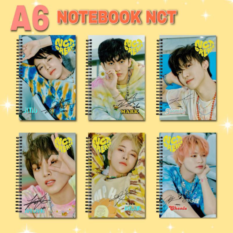Jual NOTE BOOK NCT 127 KPOP / NOTEBOOK A6 K-POP NCT DREAM / BUKU TULIS ...