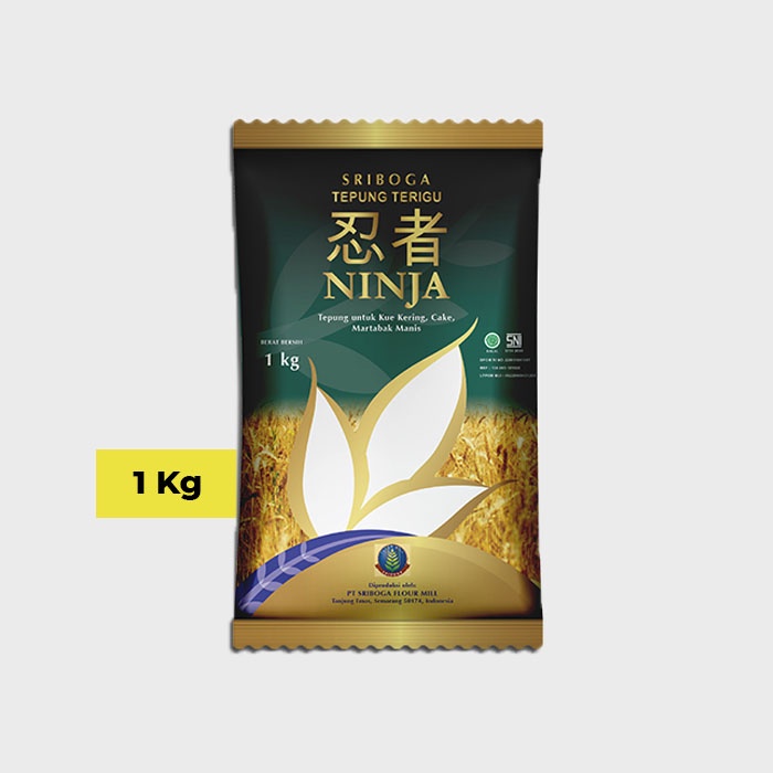 Jual Tepung Terigu Ninja/Tepung Protein Sedang/All Purpose Flour/Medium ...
