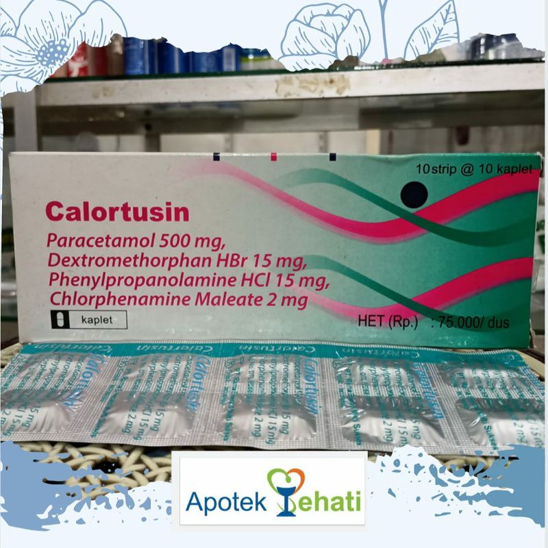 Jual Calortusin Kaplet per Strip Obat Gejala Flu | Shopee Indonesia