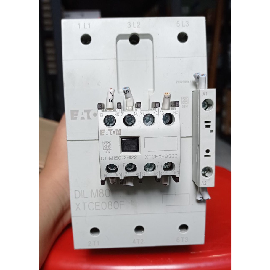 Jual EATON DIL M80 XTCE080F CONTACTOR, 110 50Hz / 120V 60Hz ...
