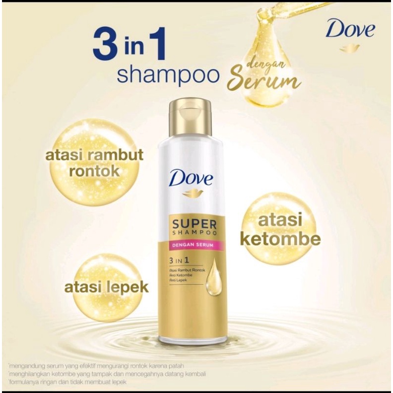 Jual Dove Super Shampoo 125 Ml | Shopee Indonesia