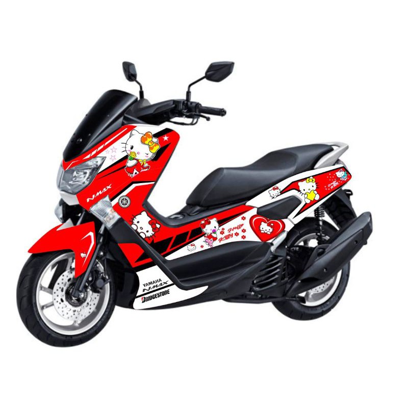 Jual Stiker Decal Yamaha Nmax motif Hello Kitty | Shopee Indonesia