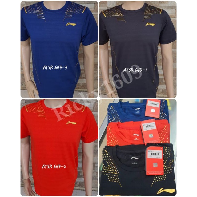 Jual BAJU BADMINTON LINING SUDIRMAN CUP 2021 / T-SHIRT LINING ATSR 643 ...