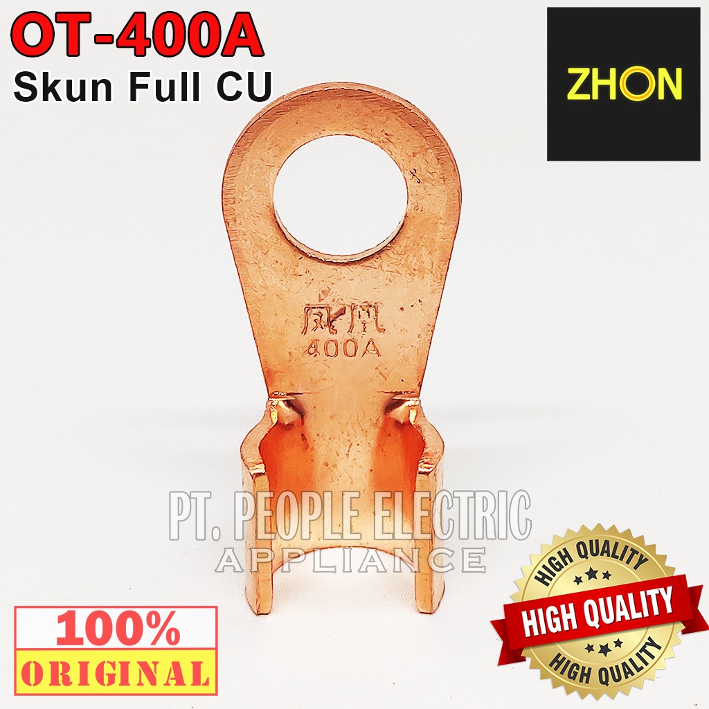 Jual Skun Copper Belah OT-400A Size baut 14mm Size kabel 400mm | Shopee Indonesia