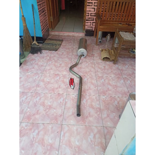 Jual PIPA KNALPOT BELAKANG TABUNG STANDAR MOBIL AVANZA, XENIA, TERIOS ...