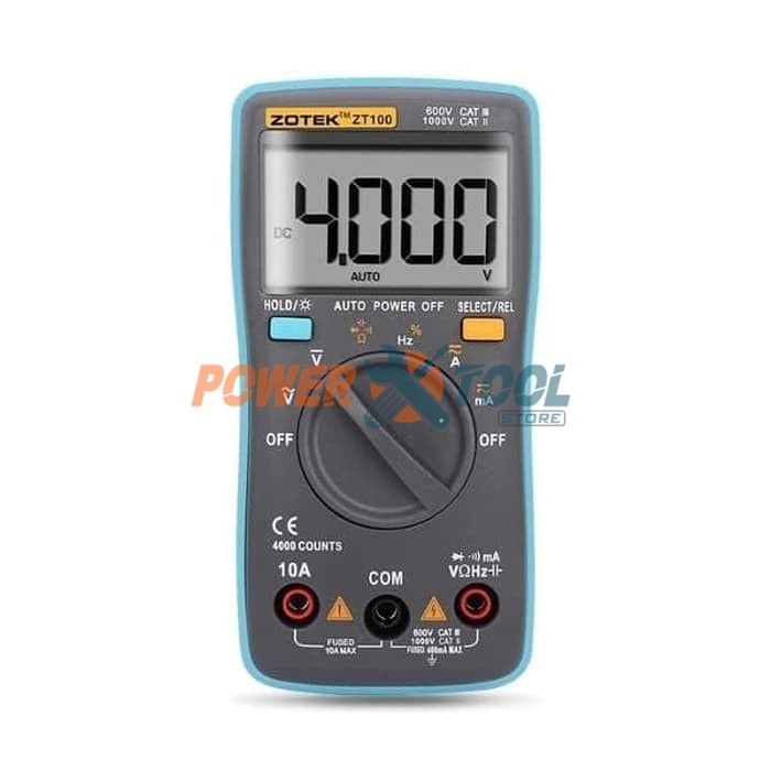 Jual ZOTEK MULTIMETER / AVOMETER DIGITAL / MULTITESTER DIGITAL ZT100 ...