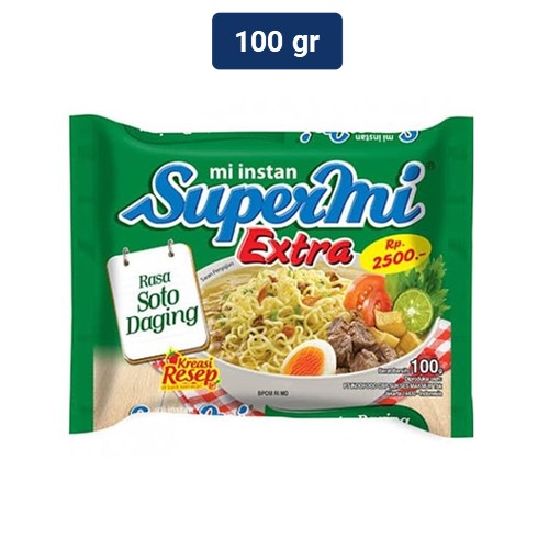 Jual Supermi Extra Rasa Soto Daging 100 gr | Shopee Indonesia